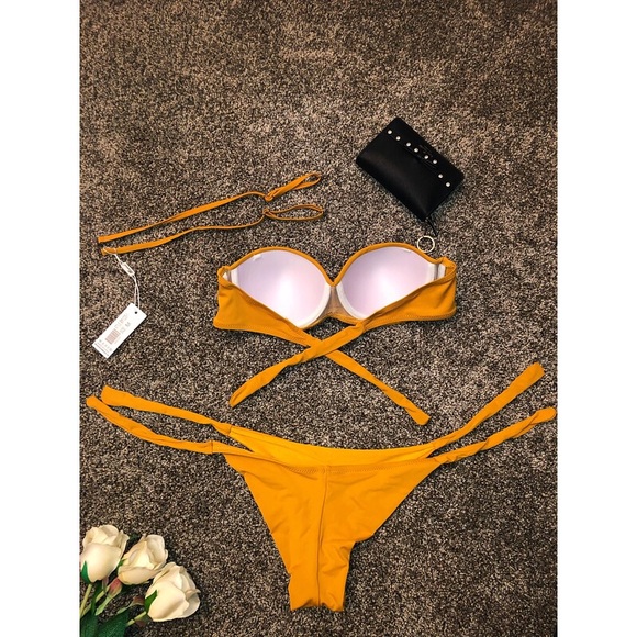 Swim | 2 Piece Mustard Color Bathing Suit | Poshmark